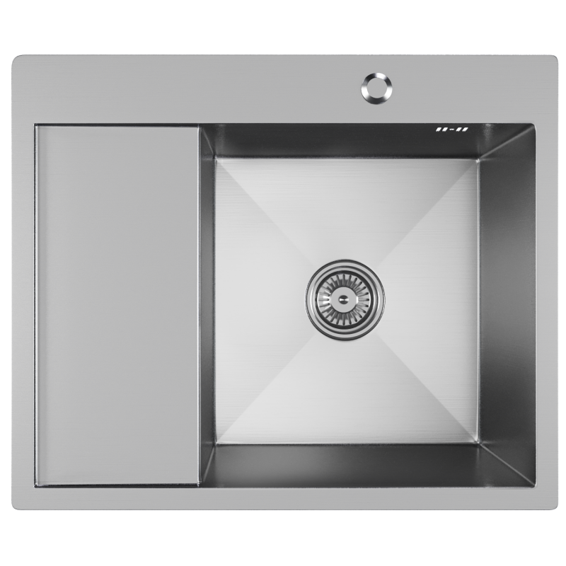 Мойка настол.монтаж 60х50 (3,0) прав. вып 3 1/2 MIXLINE PRO 20см с ...